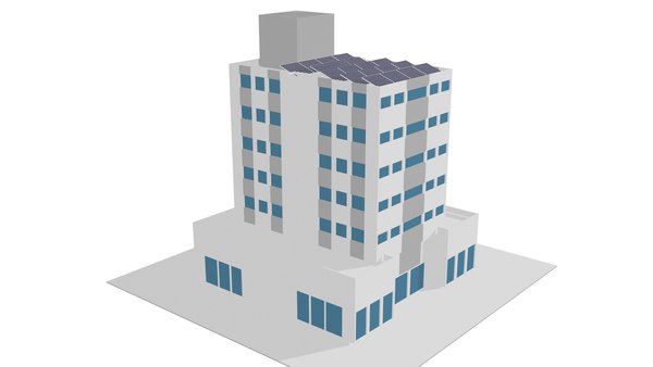 3D Cartoon Building - Apartment and Business edifice model - TurboSquid ...