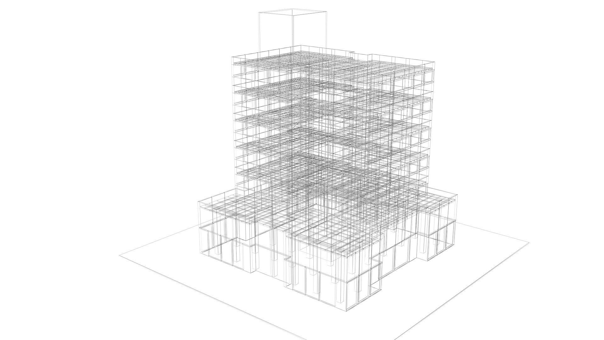 3D Cartoon Building - Apartment And Business Edifice Model - TurboSquid ...