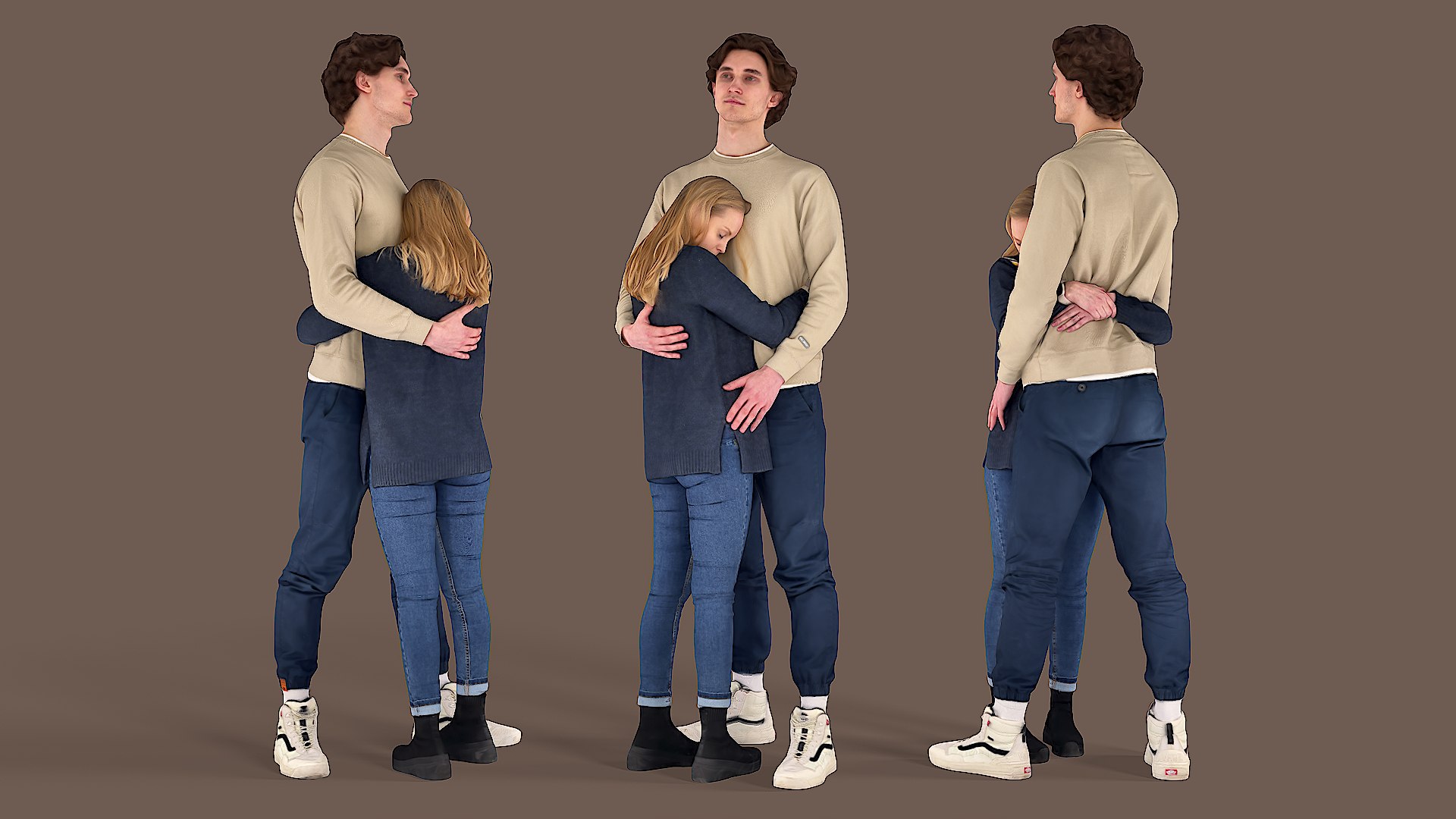 Couple In Love 3D Model - TurboSquid 1844986