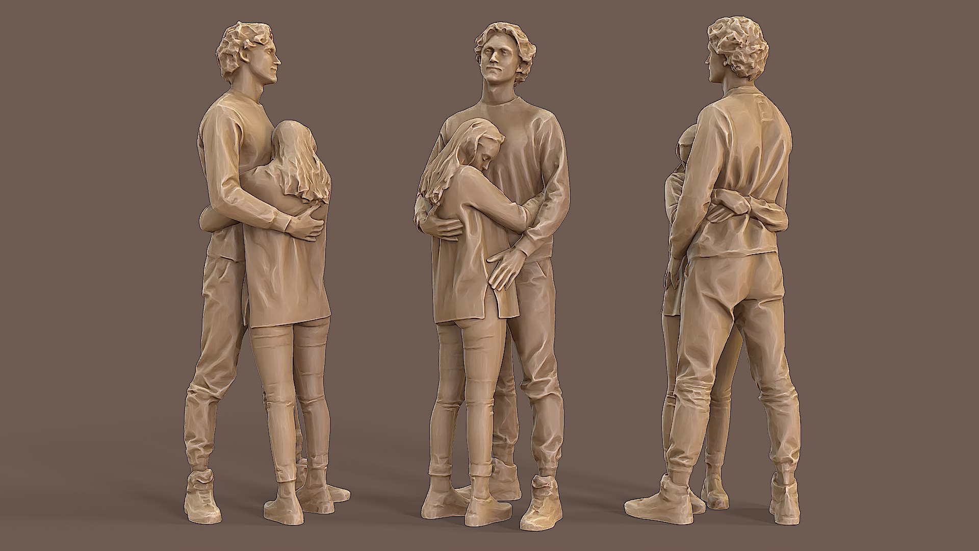 Couple In Love 3D Model - TurboSquid 1844986