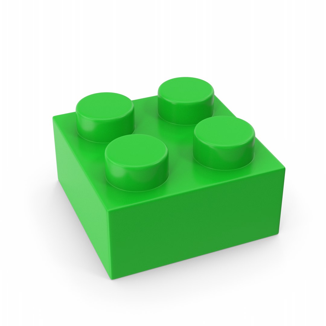 3D Toy Block 2x2 - TurboSquid 2372402