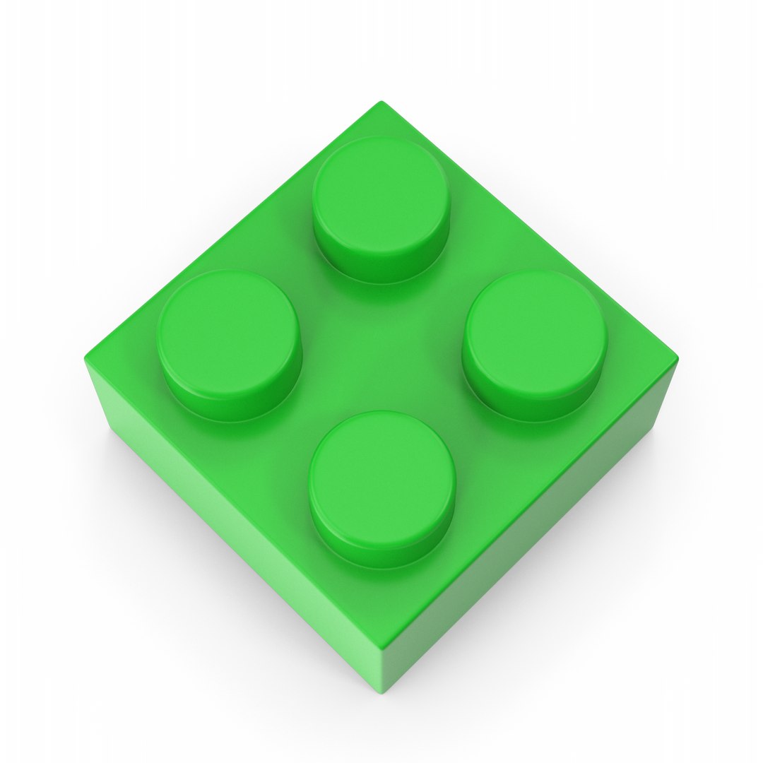 3D Toy Block 2x2 - TurboSquid 2372402