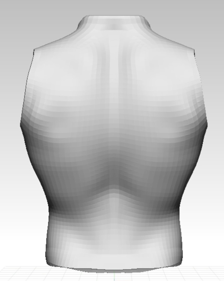 3d Armor Base Mesh Model