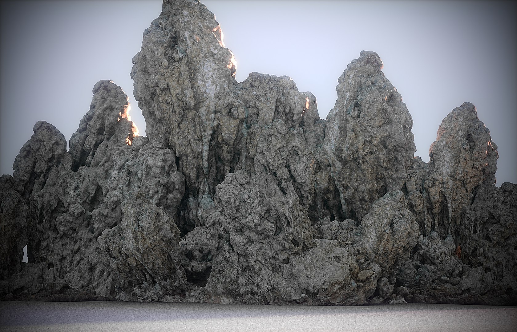 3D Model Moon Mountains Hd - TurboSquid 1167868