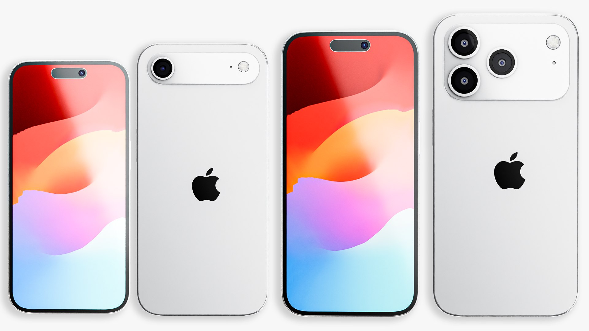 3D IPhone 17 Series 3D Models Pack For Blender With Textures 3D Model ...