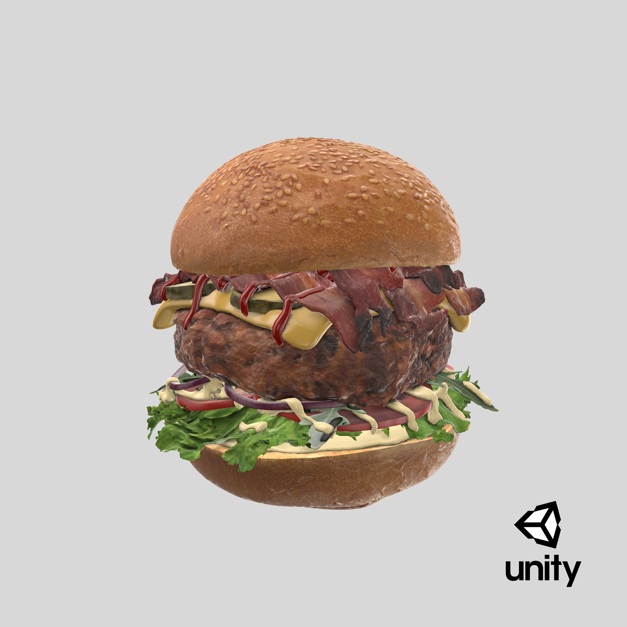 Realistic burger 3D - TurboSquid 1697373