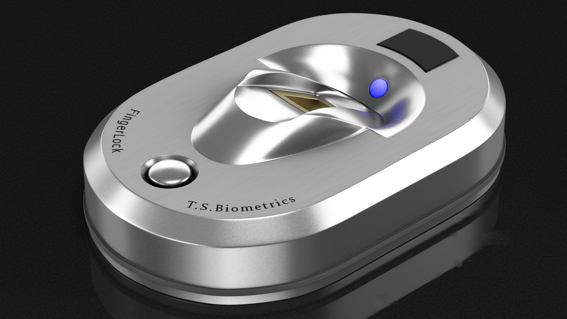 TS Biometrics FingerLock Biometric Door Lock 3D - TurboSquid 1807723