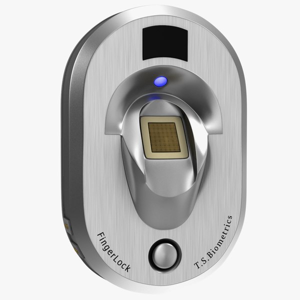 TS Biometrics FingerLock Biometrisches Türschloss 3D-Modell ...