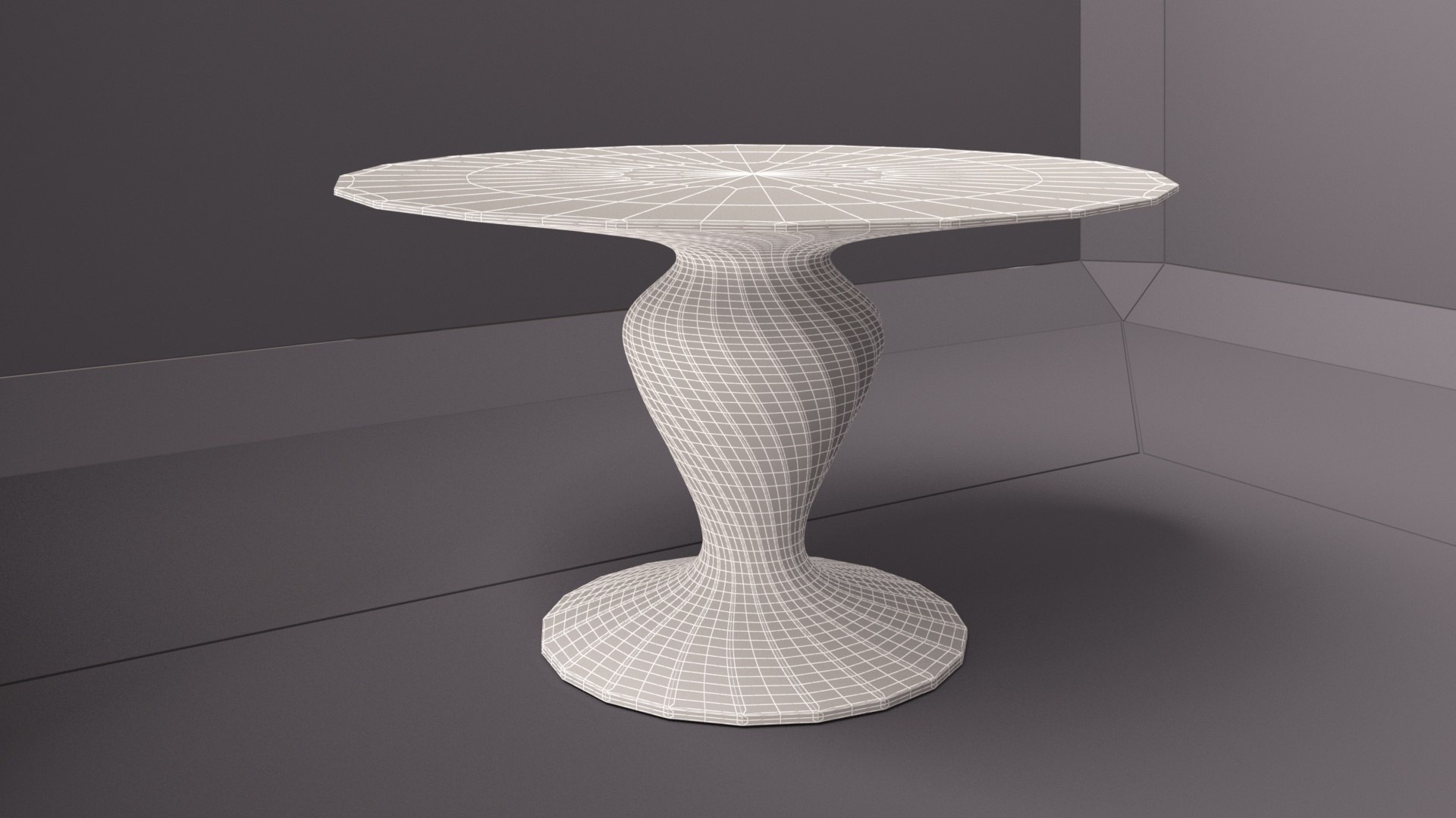 Table Twist Wood 3D model - TurboSquid 1901947
