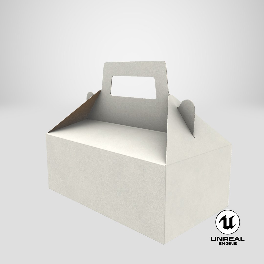 3D Food Box 02 model - TurboSquid 1784438