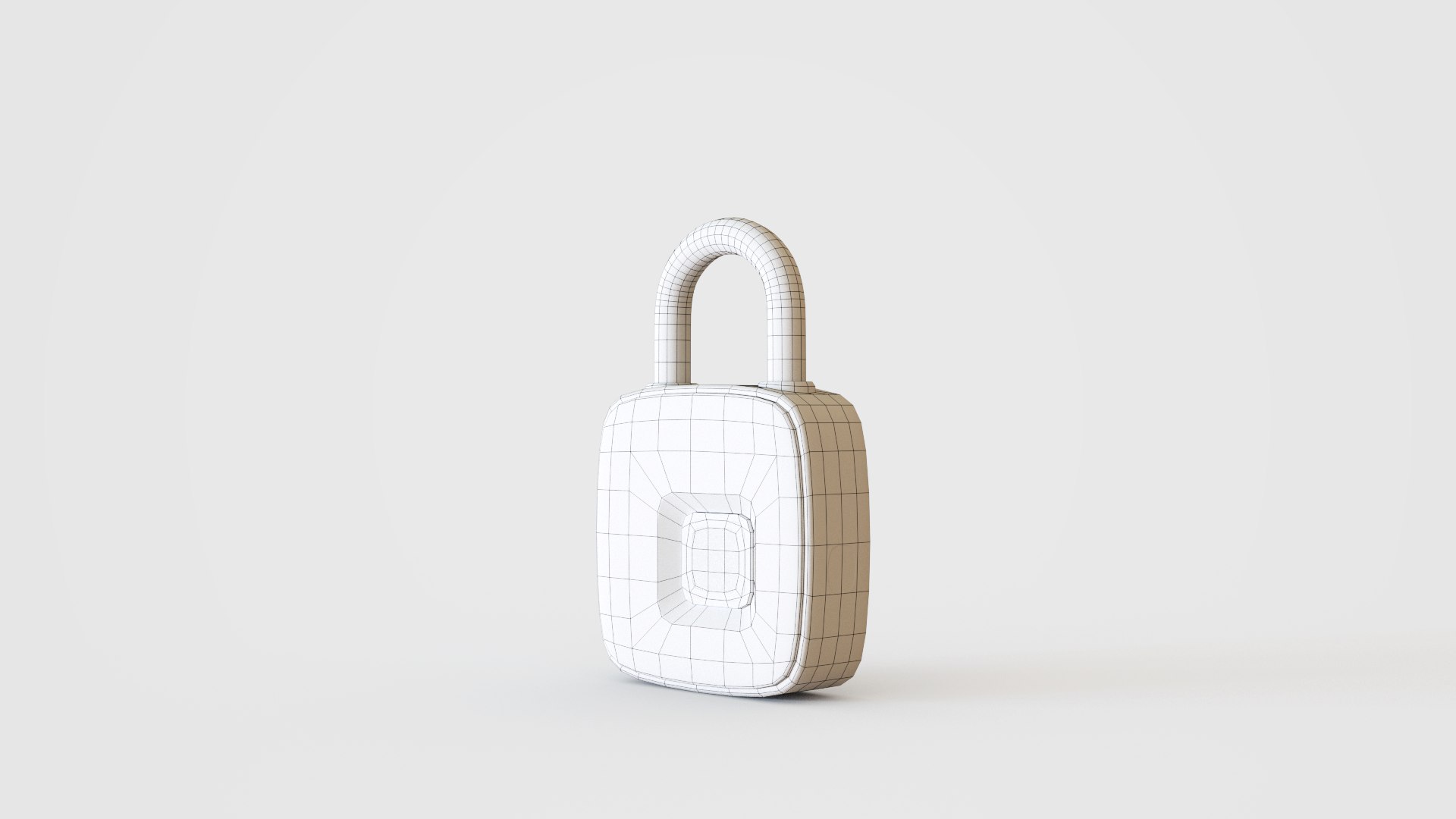 Fingerprint Padlock 3D Model - TurboSquid 1704764