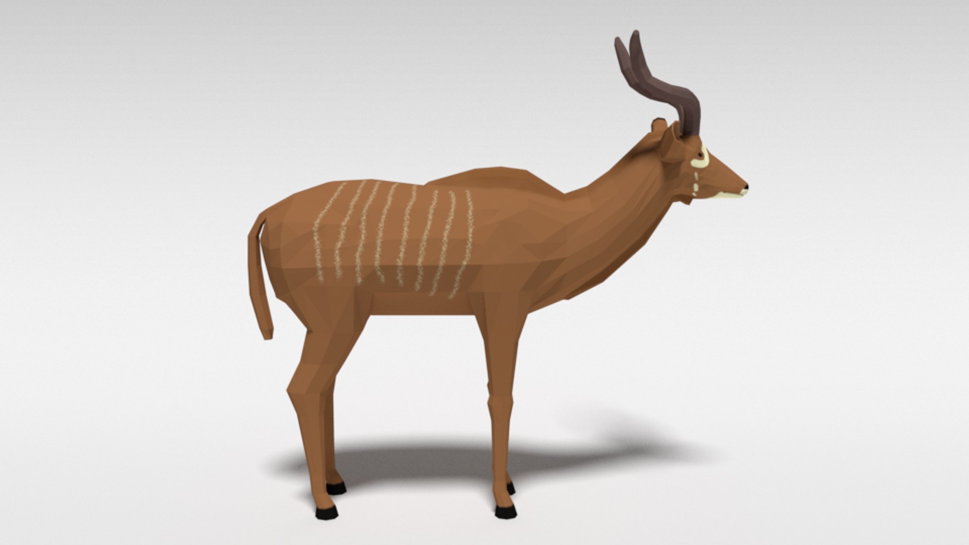 3D Greater Kudu Antelope - TurboSquid 1519502