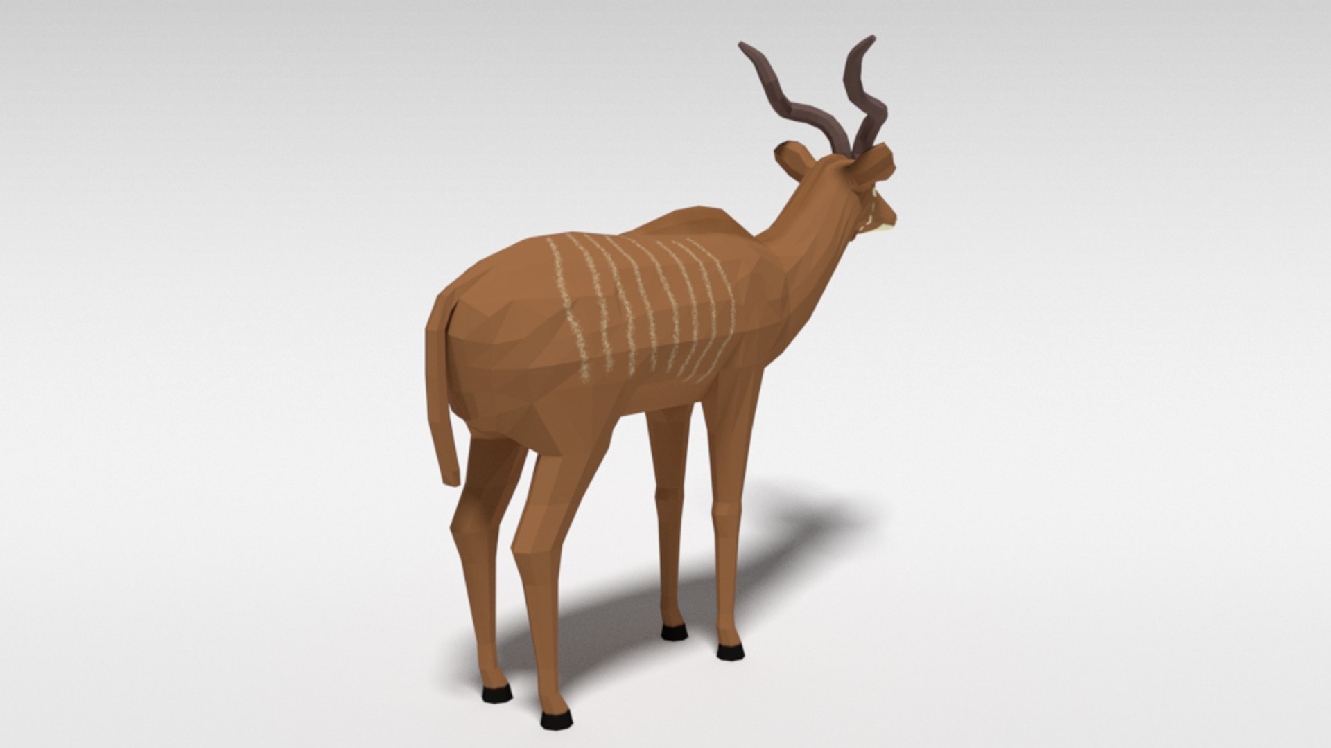 3D Greater Kudu Antelope - TurboSquid 1519502