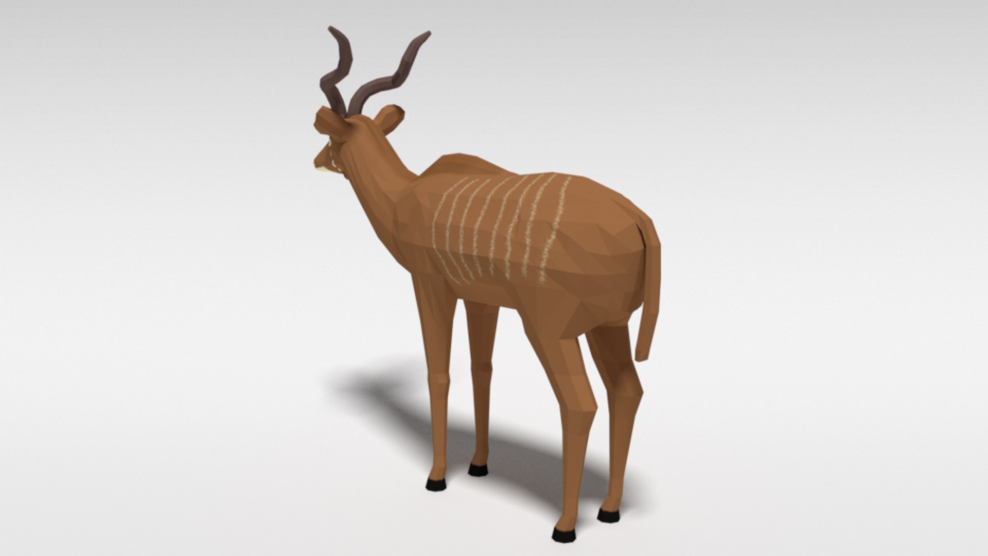 3D Greater Kudu Antelope - TurboSquid 1519502