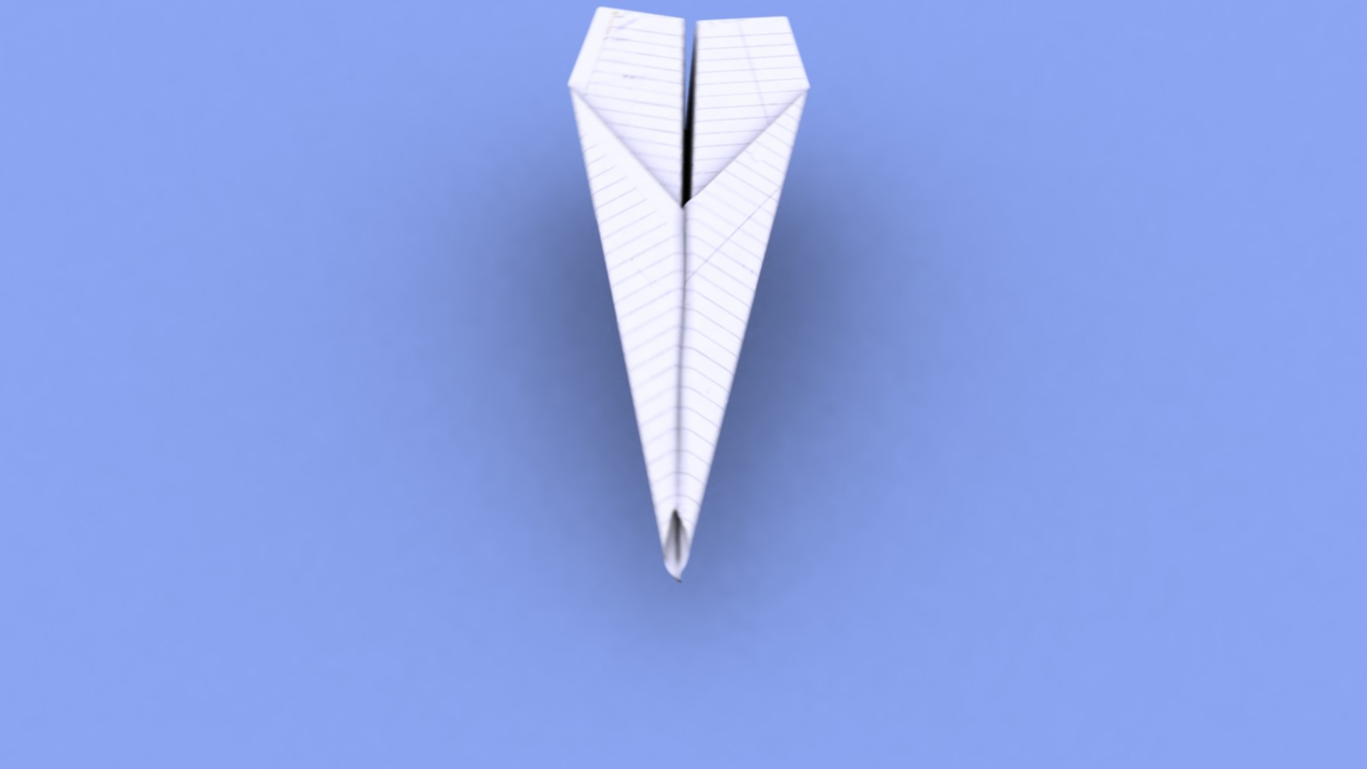 3d Model Sheet Paper Aeroplane