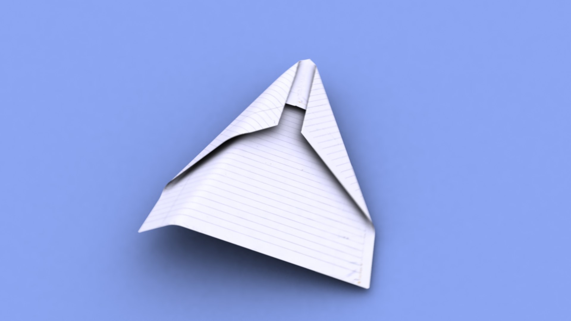 3d Model Sheet Paper Aeroplane