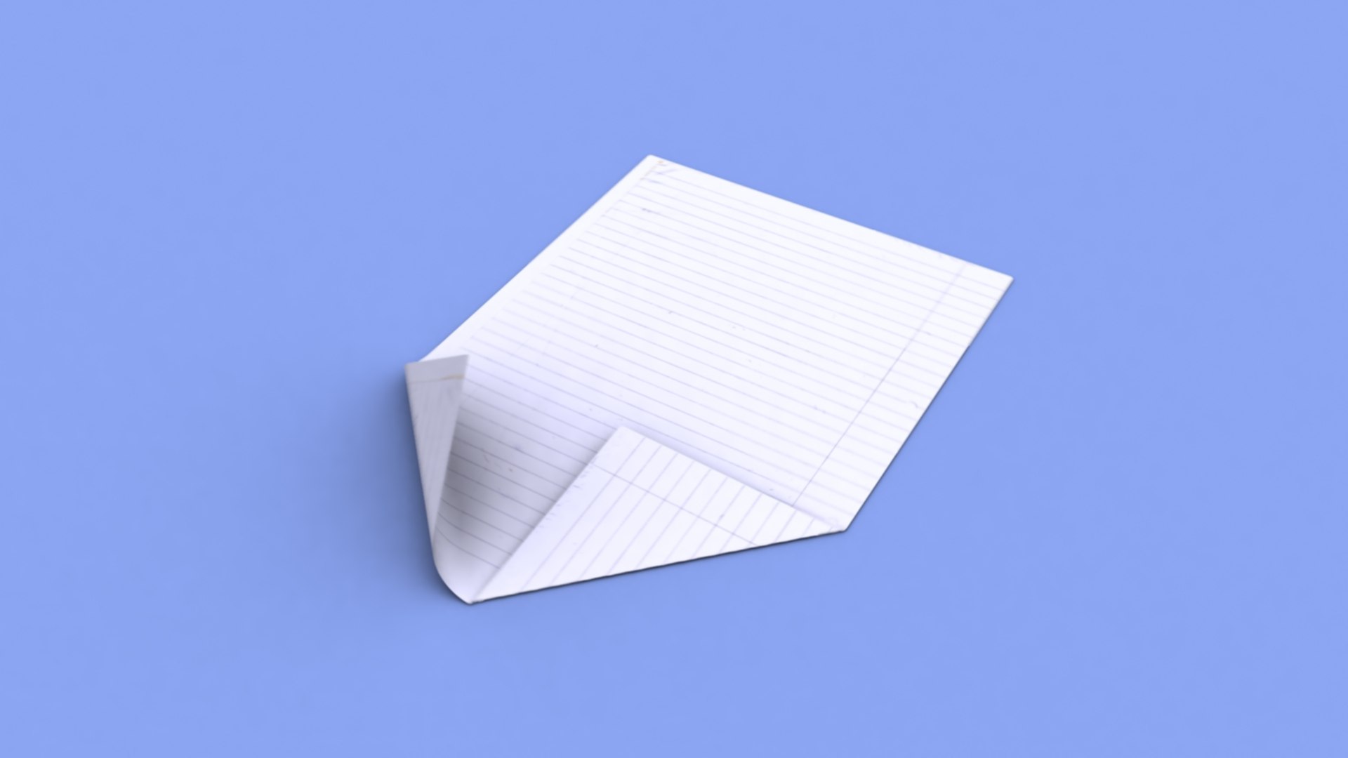 3d Model Sheet Paper Aeroplane