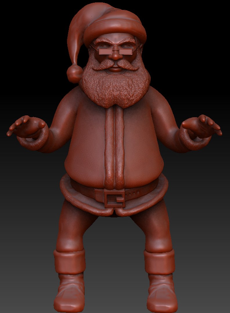 Santa Claus 3d Obj