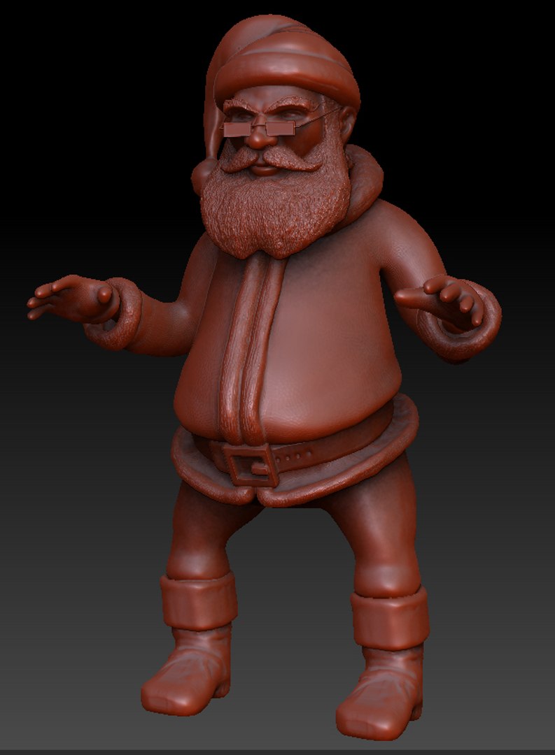 Santa Claus 3d Obj