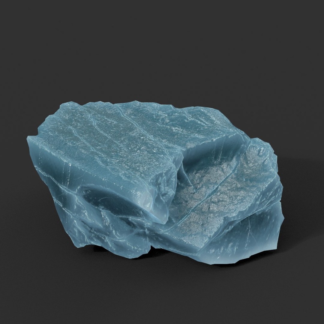 3D Model 12 Low Poly PBR Ice Block - TurboSquid 2163097