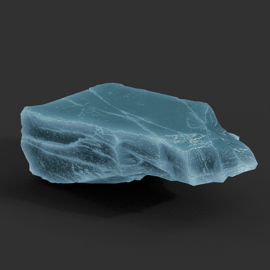 3D Model 12 Low Poly PBR Ice Block - TurboSquid 2163097