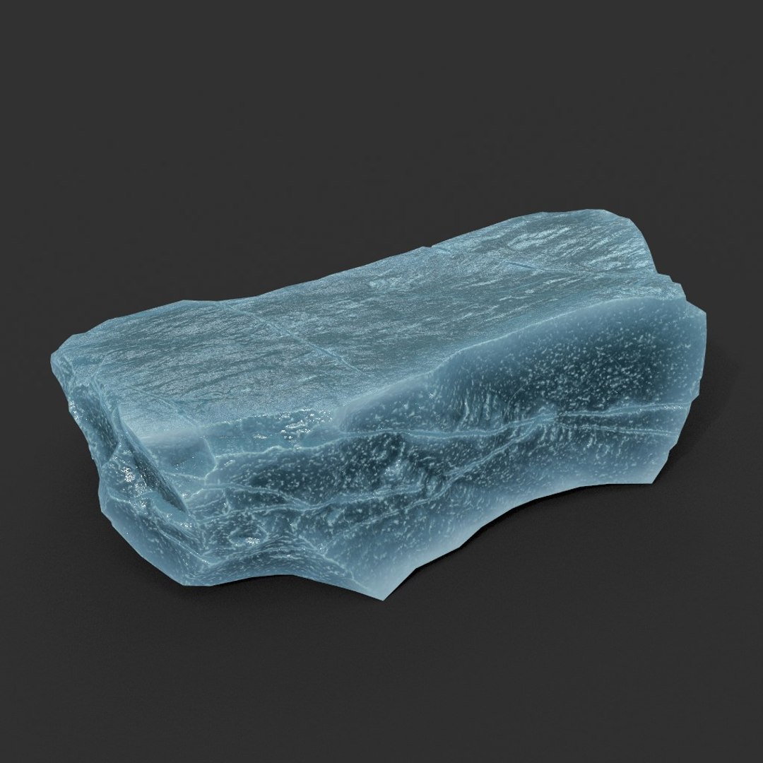 3D Model 12 Low Poly PBR Ice Block - TurboSquid 2163097