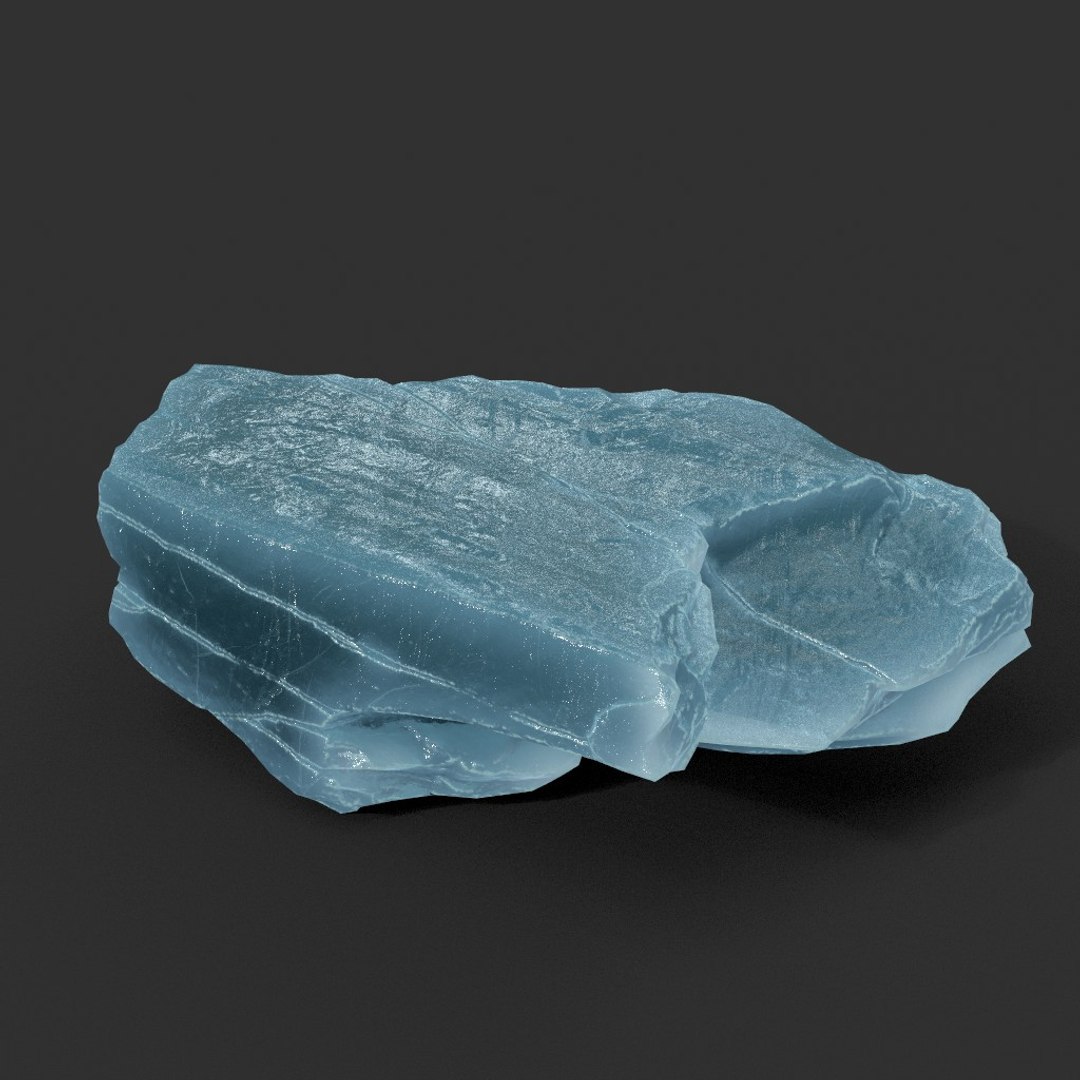 3D Model 12 Low Poly PBR Ice Block - TurboSquid 2163097