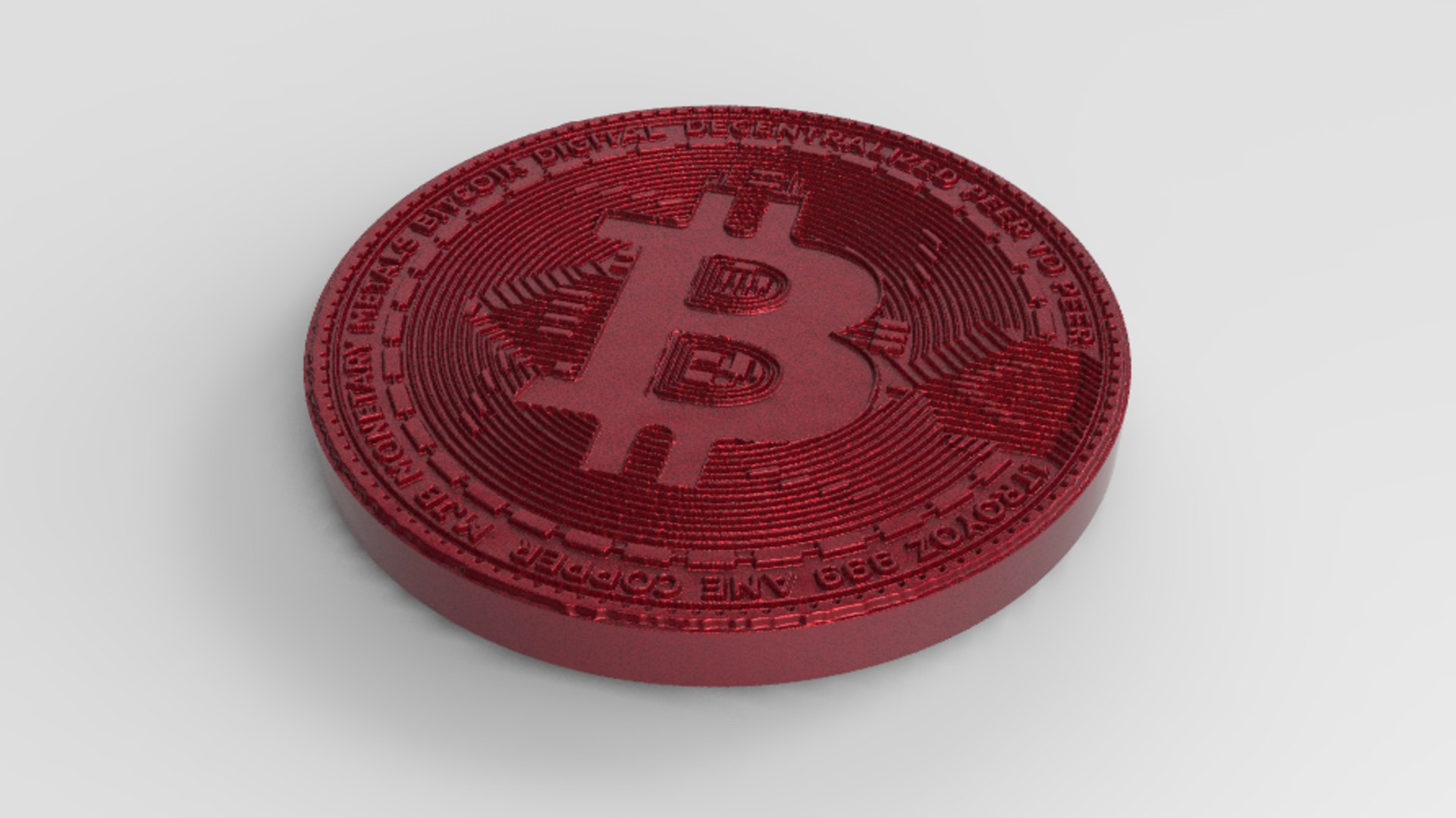 3D Bitcoin Model - TurboSquid 2126240