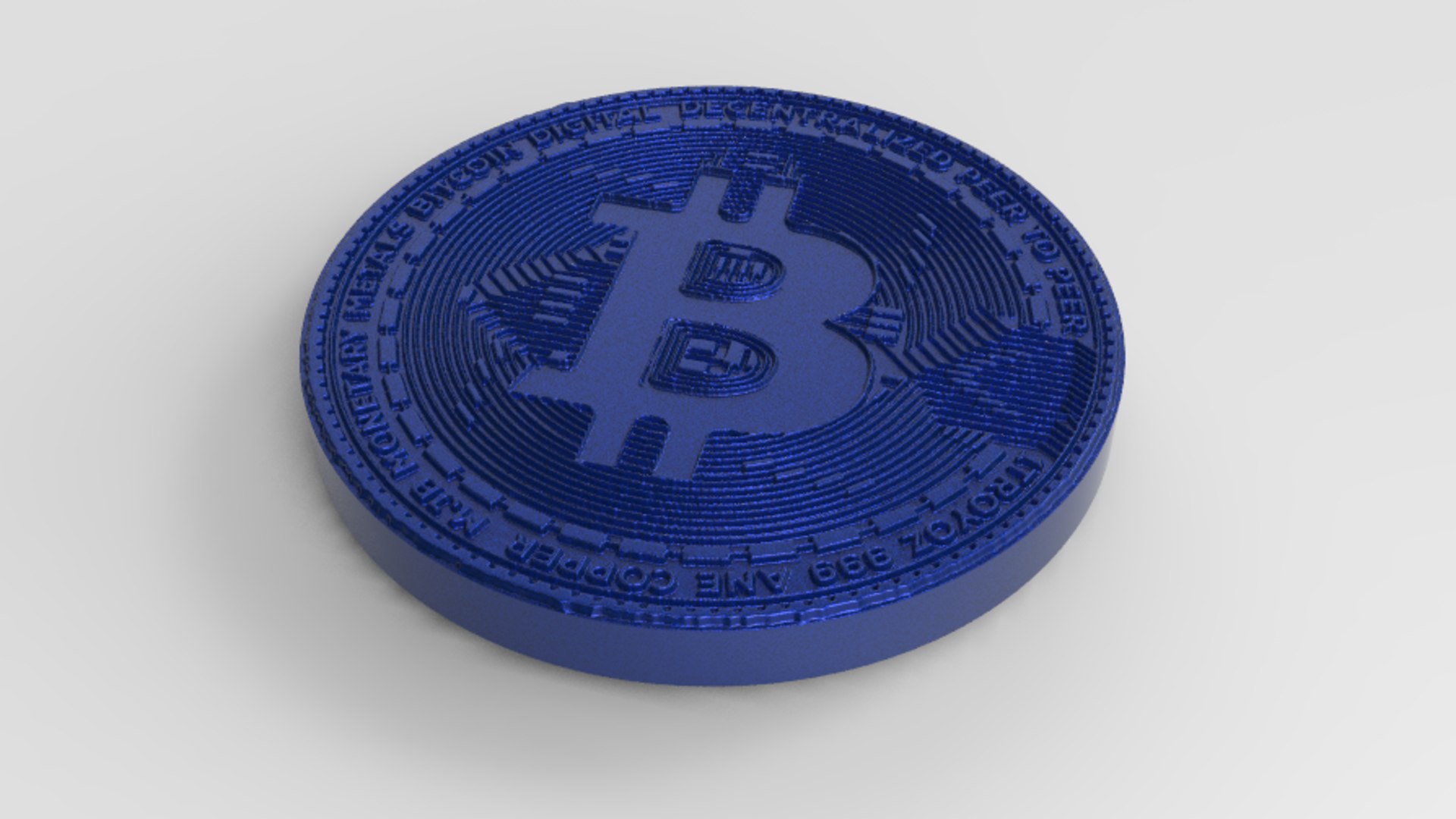 3D Bitcoin Model - TurboSquid 2126240