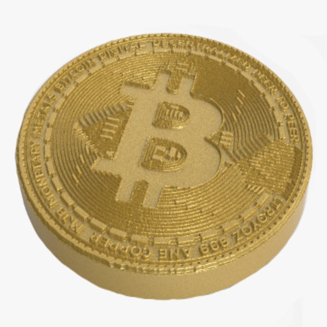 3D Bitcoin Model - TurboSquid 2126240