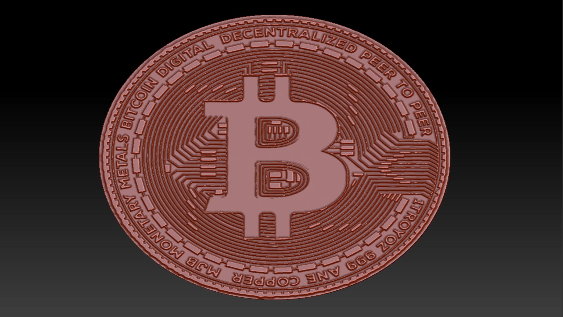 3D Bitcoin Model - TurboSquid 2126240