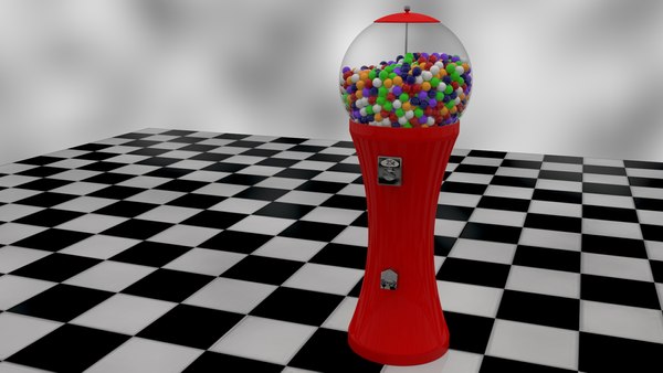 3d gumball machine