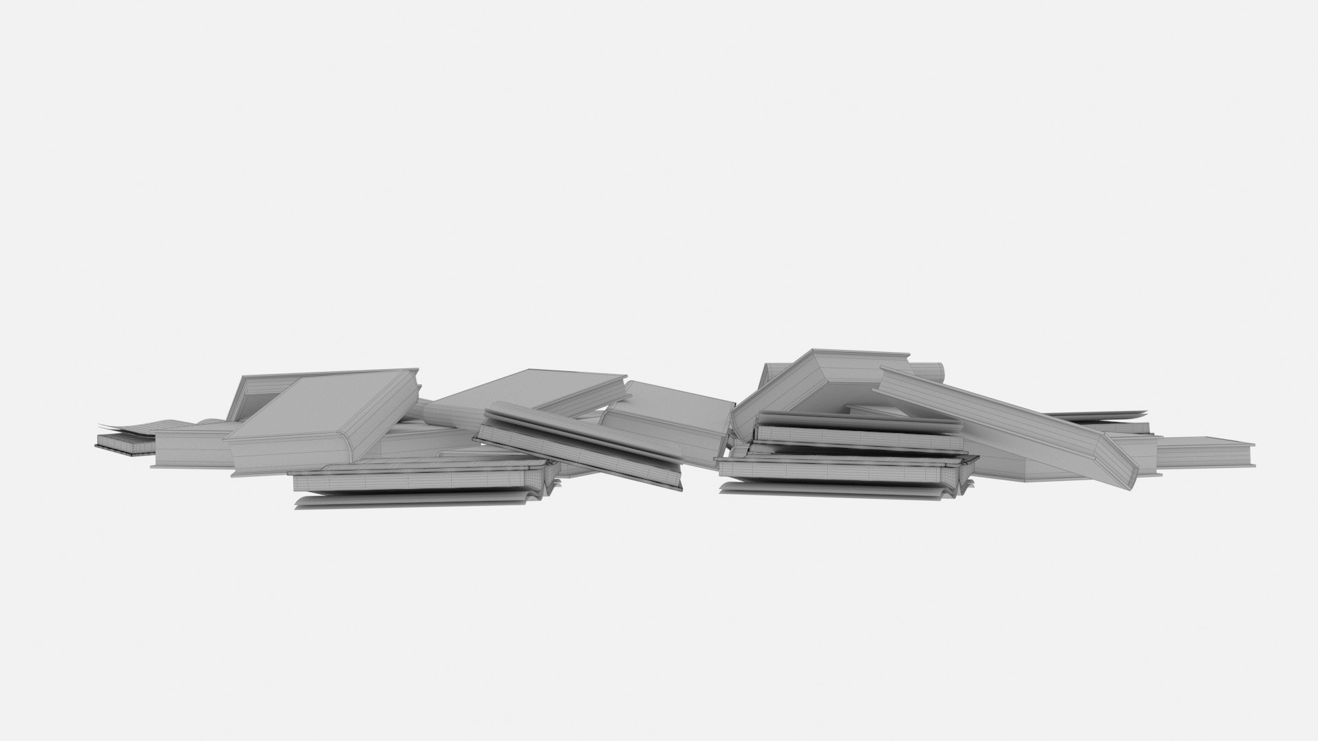 3D Old Book Pile Small model - TurboSquid 2054129