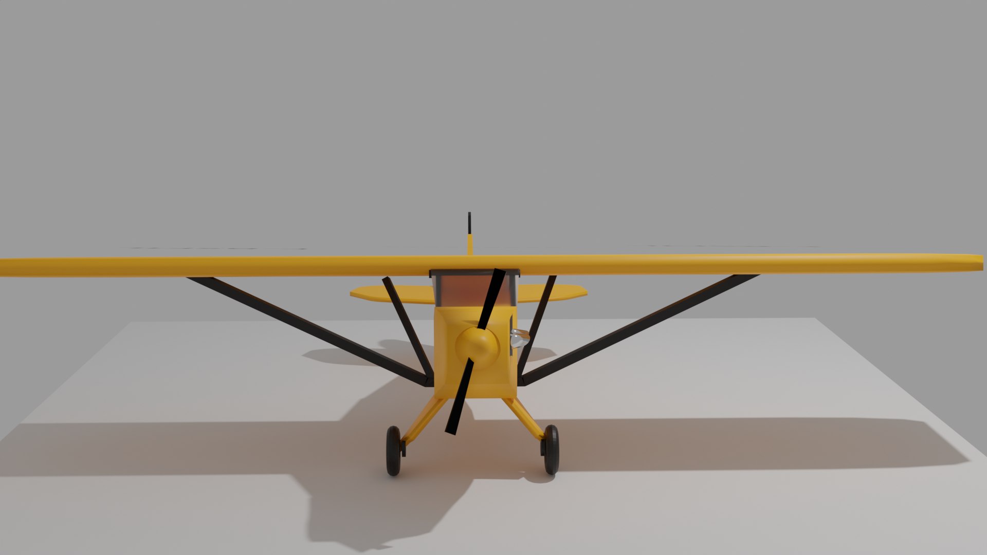 3D Piper Cub Airplane - TurboSquid 2030399