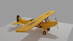 Piper Piper-Pa-18-Super-Cub 3D Models for Download | TurboSquid