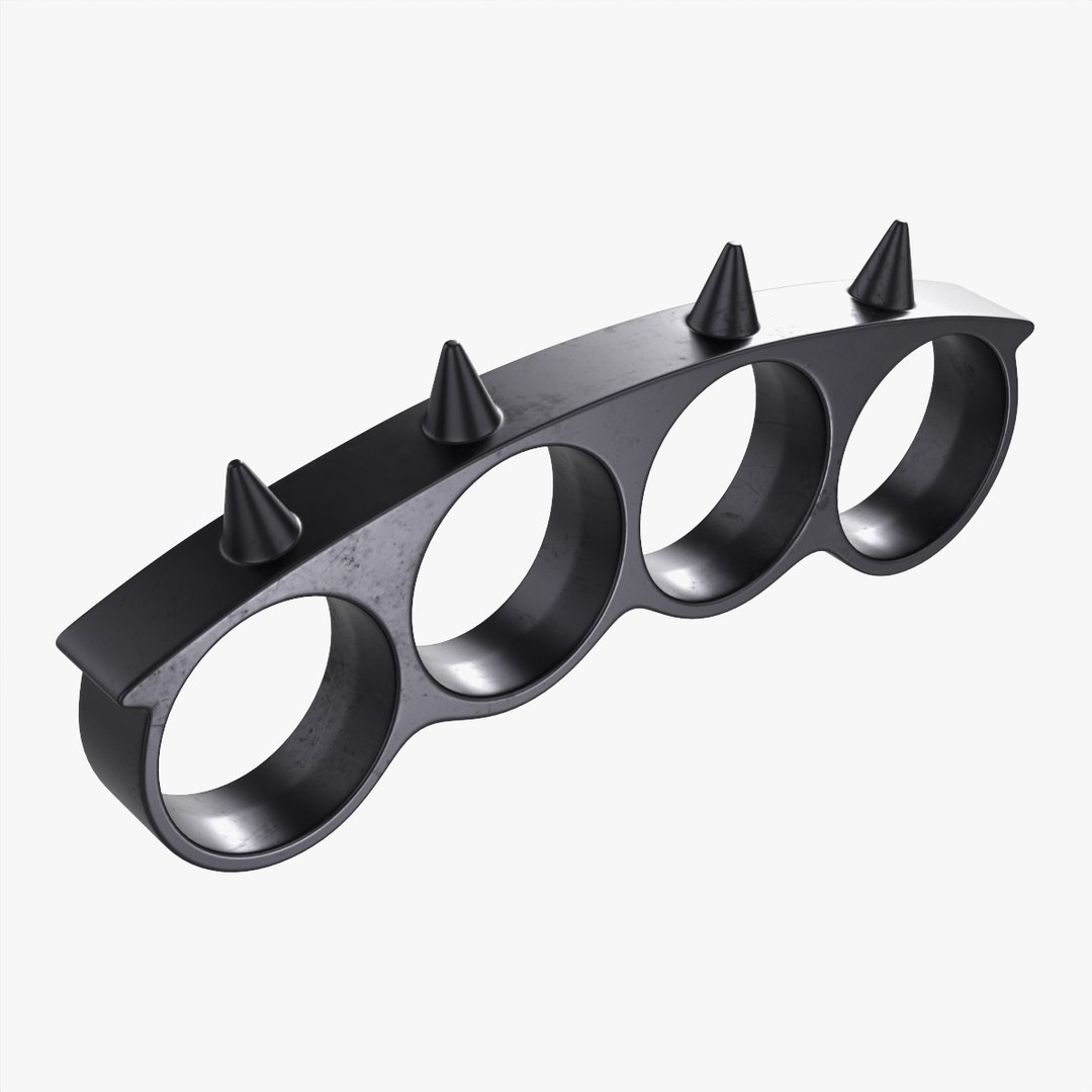 3D Knuckle With Spikes - TurboSquid 1856407