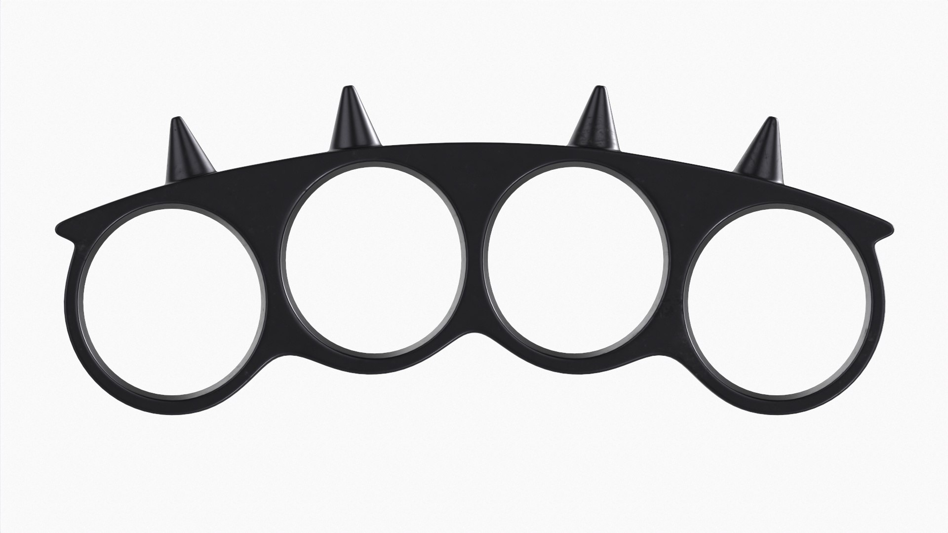 3D Knuckle With Spikes - TurboSquid 1856407