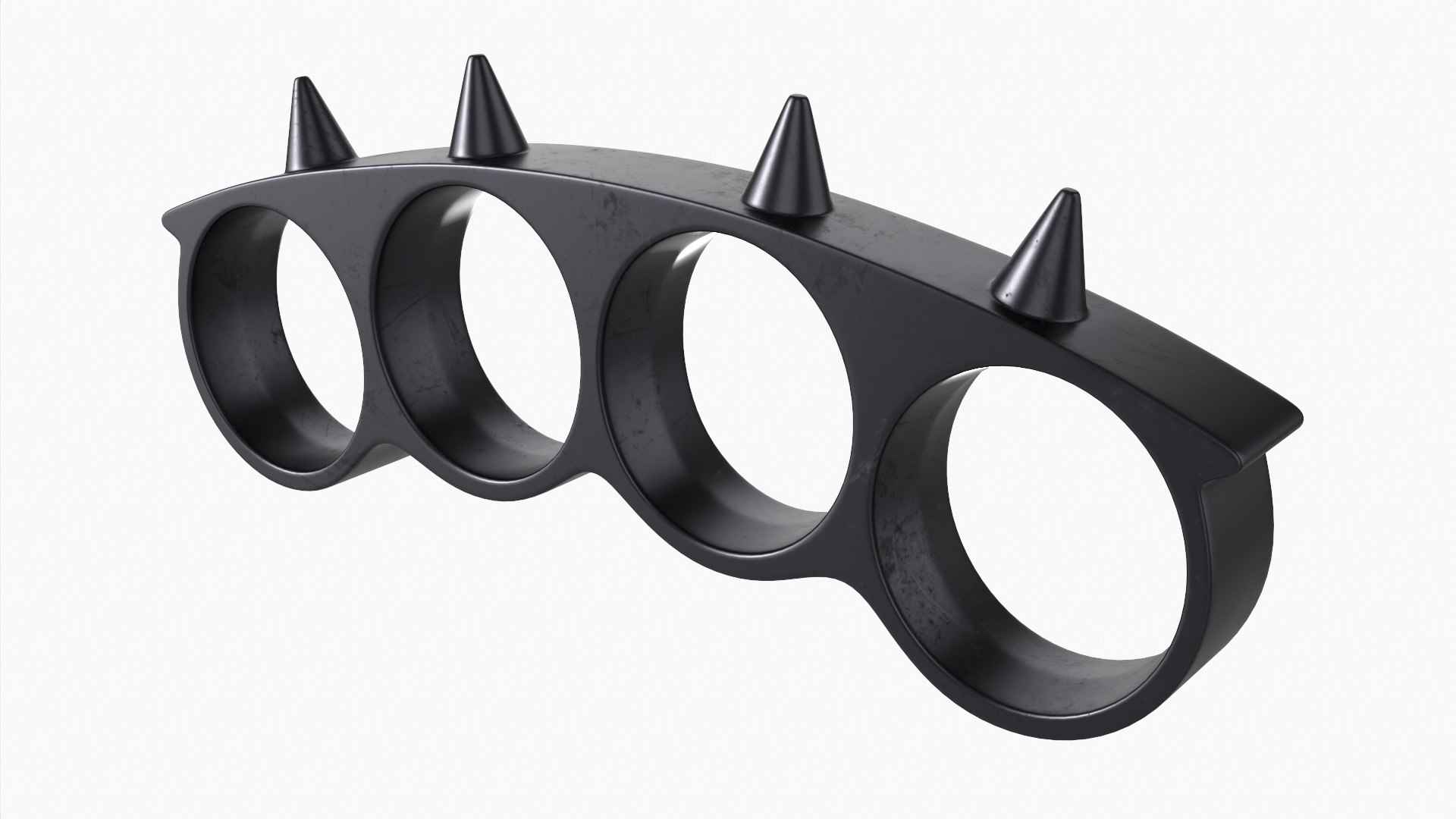 3D Knuckle With Spikes - TurboSquid 1856407