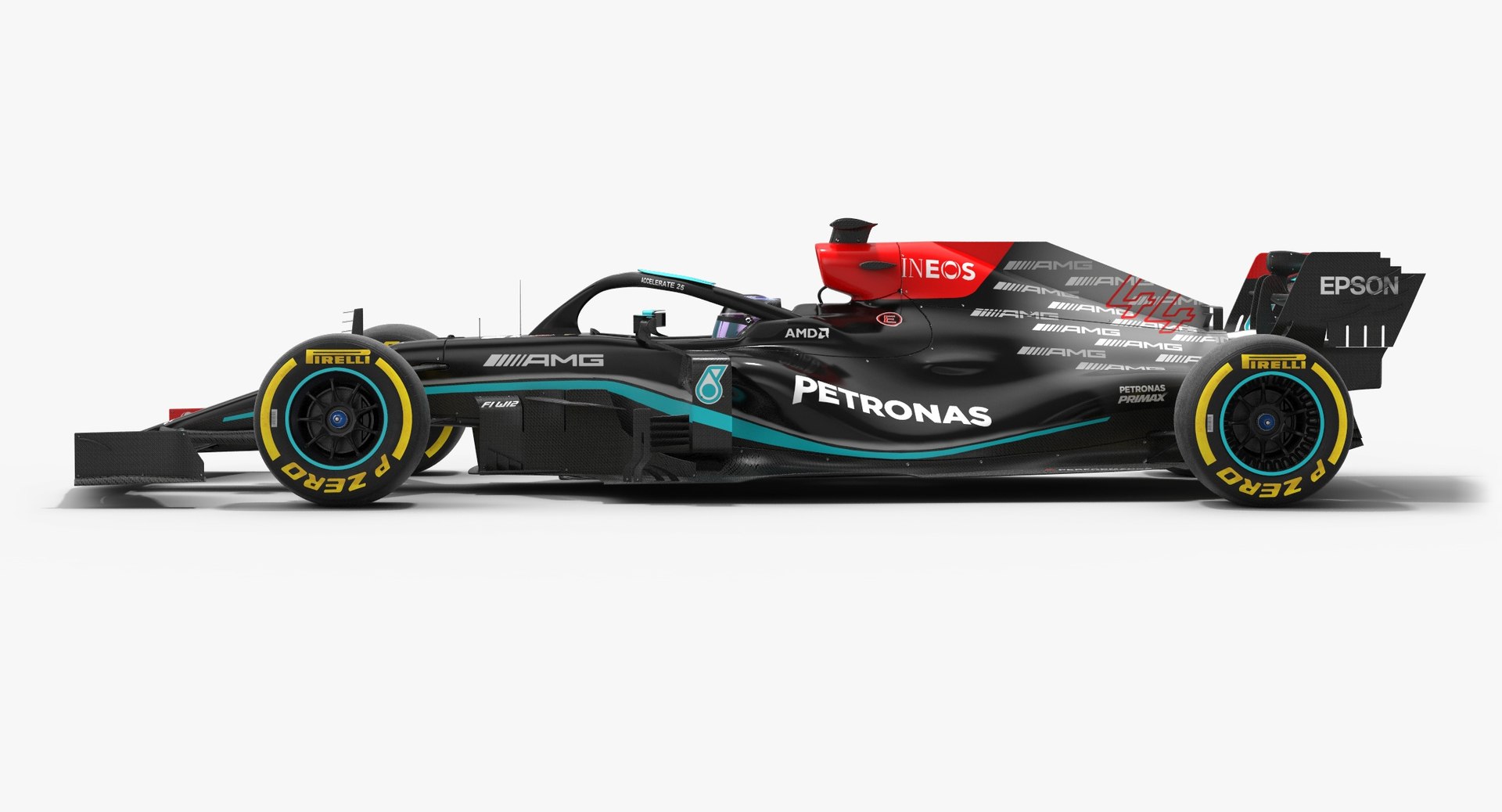 Mercedes f1 w12 2021 3D model - TurboSquid 1702641