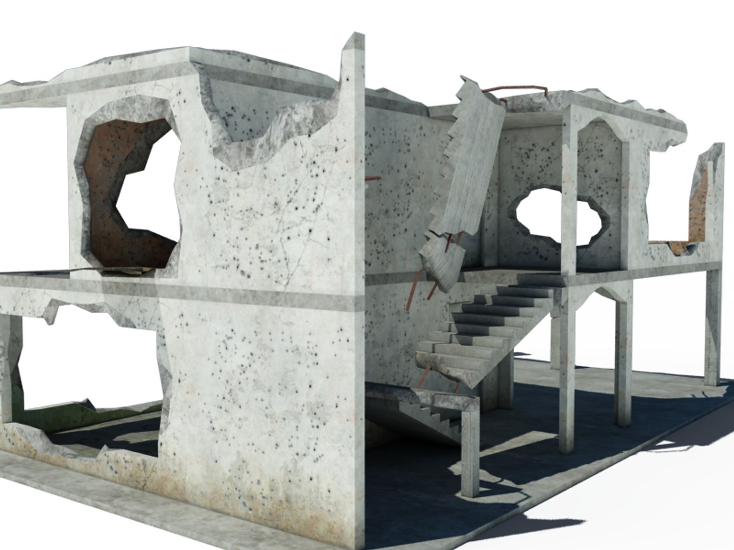 Ruin Building 3d Max