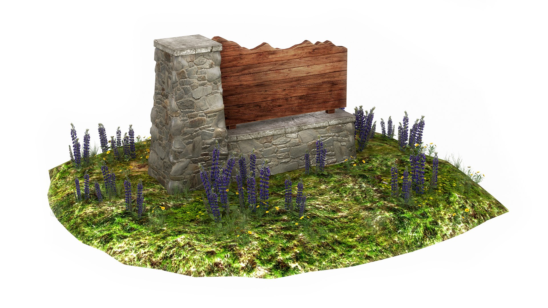 National Park Sign 3D Model - TurboSquid 1678810