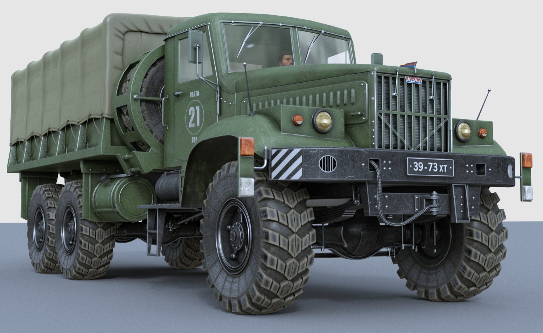 modelo 3d KRAZ-255 - TurboSquid 1834011