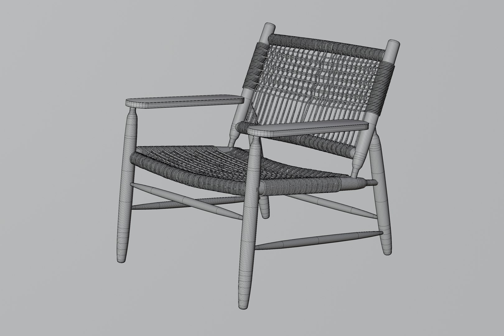 Rope Chair Model - TurboSquid 1910580