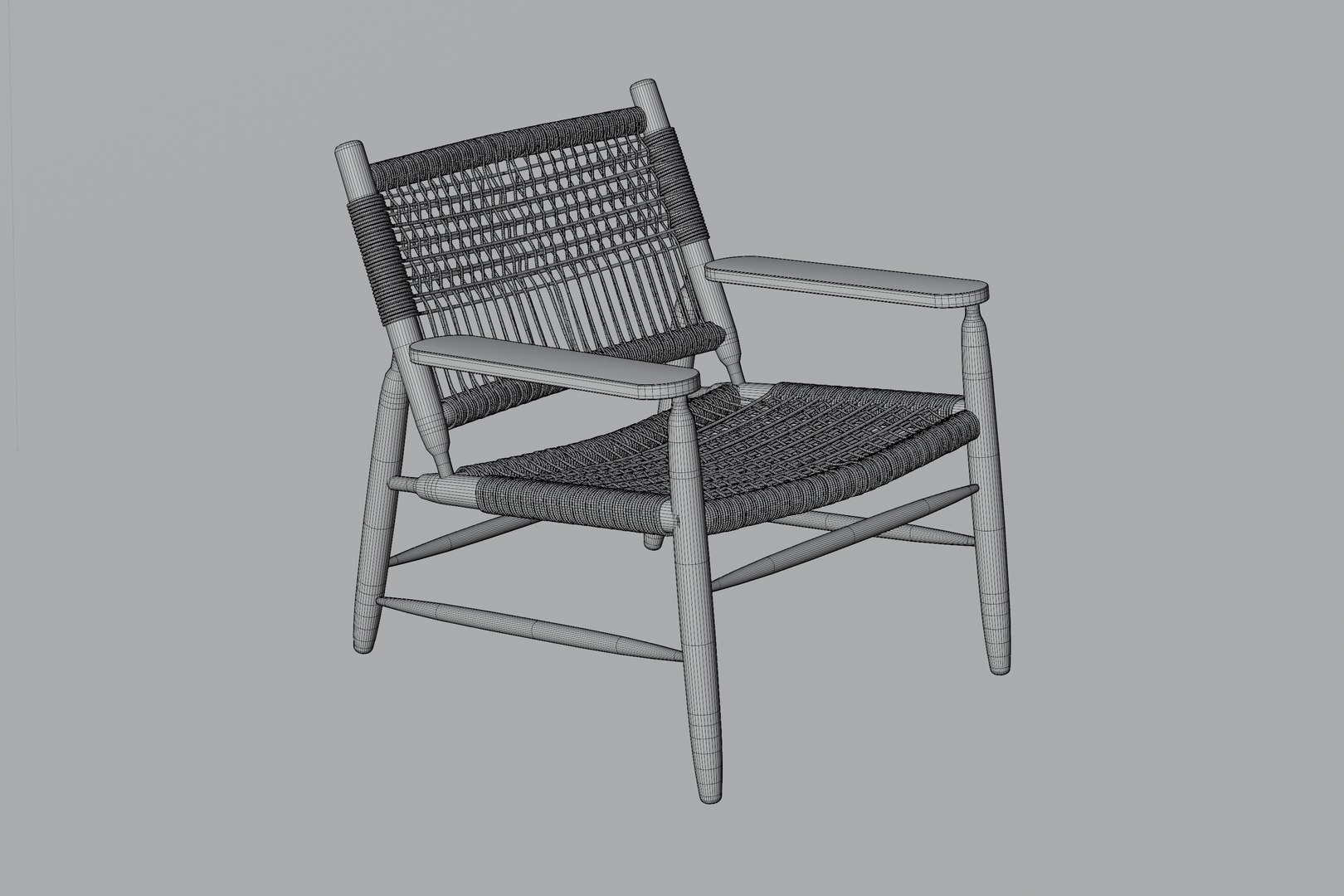 Rope Chair Model - TurboSquid 1910580