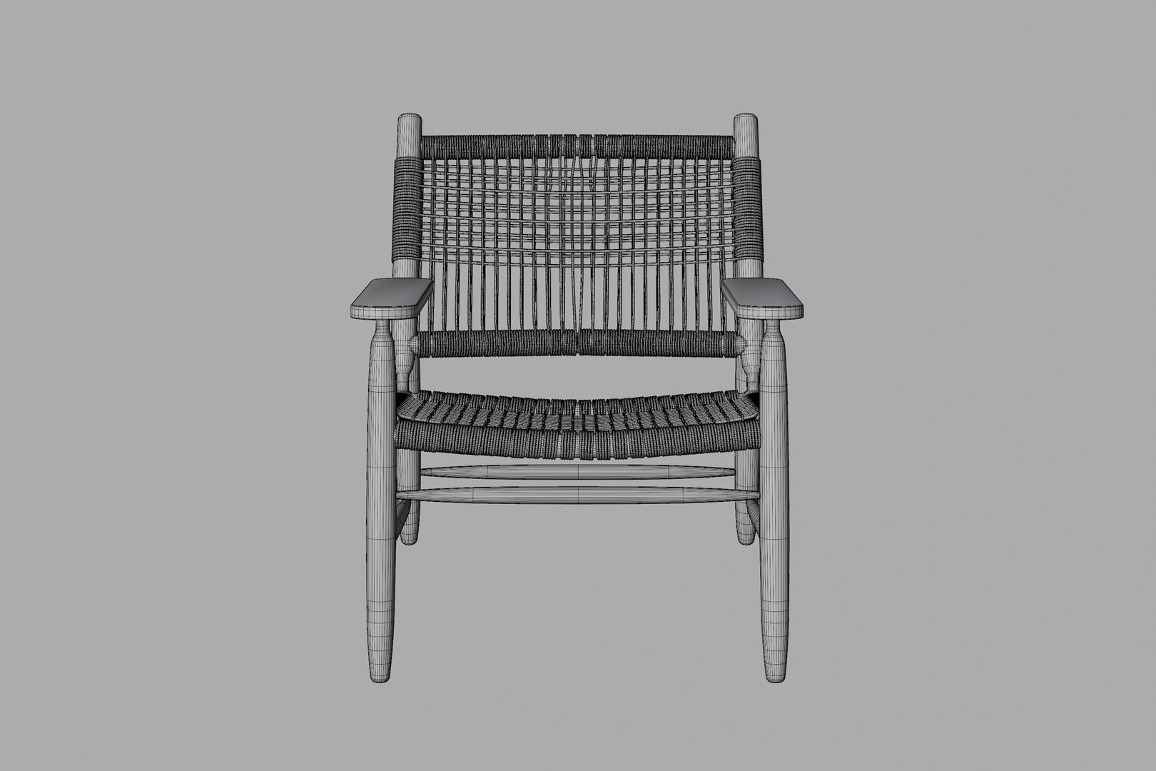 Rope Chair Model - TurboSquid 1910580