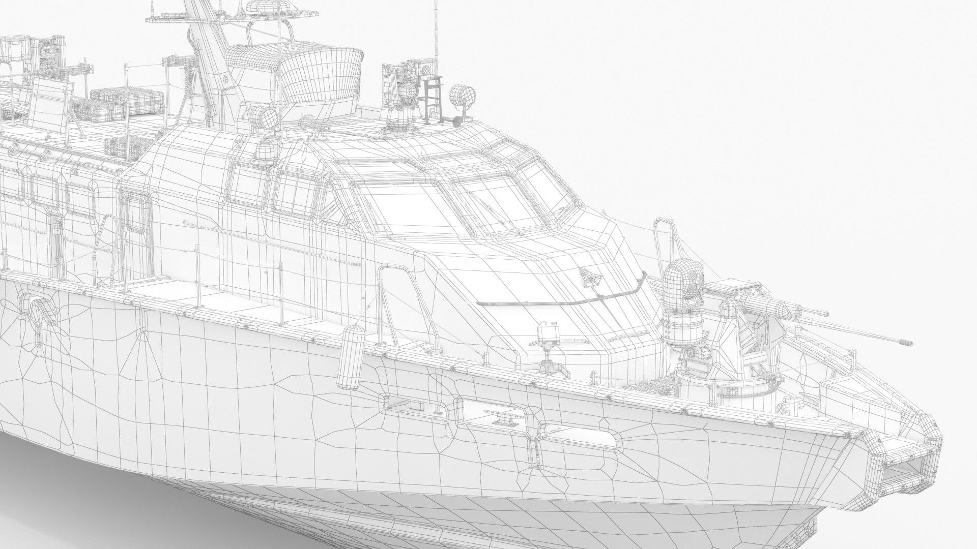 Coastal Command Patrol Boat Model - TurboSquid 2300240