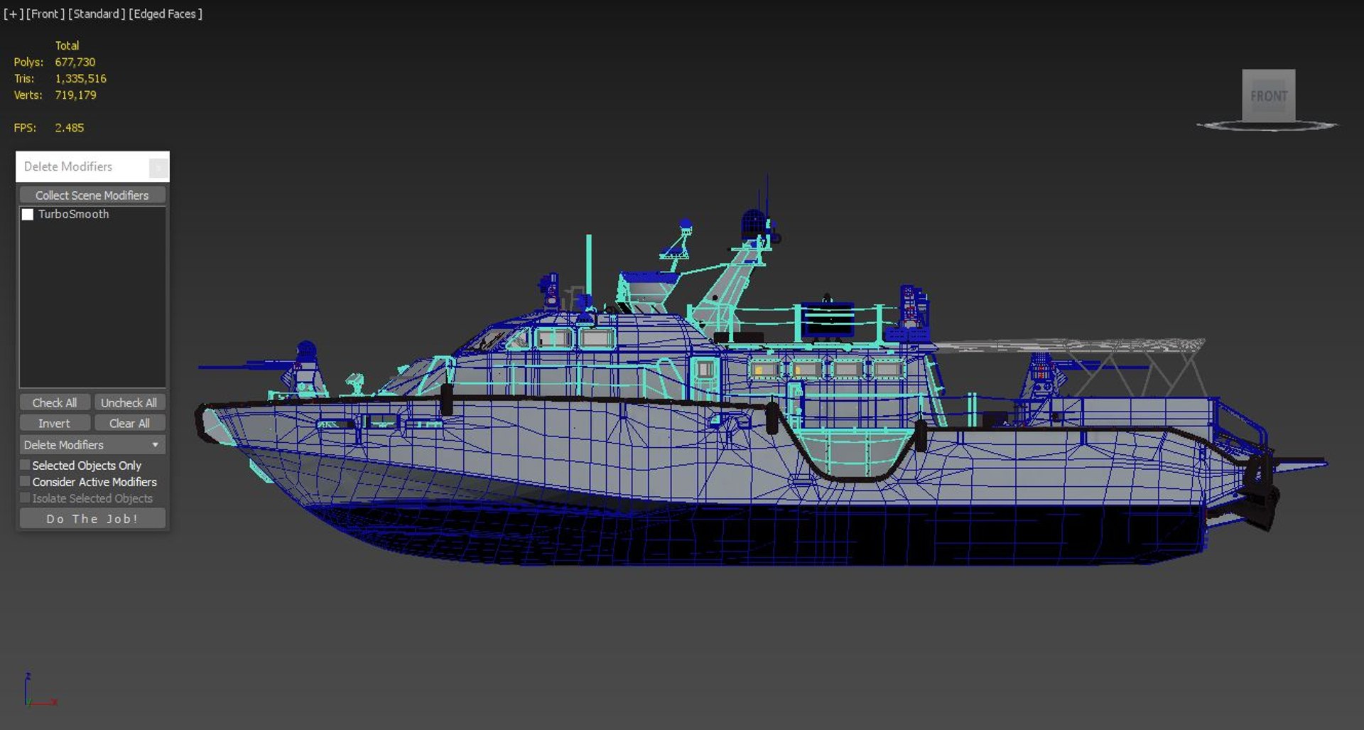 Coastal Command Patrol Boat Model - TurboSquid 2300240