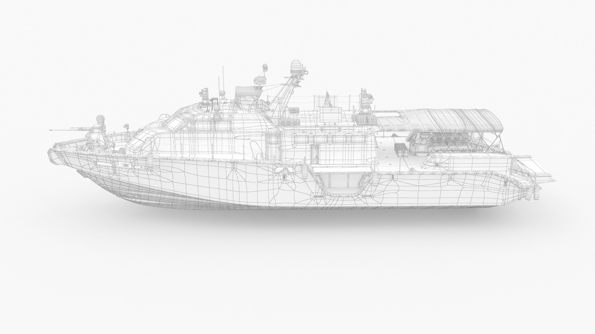 Coastal Command Patrol Boat Model - TurboSquid 2300240