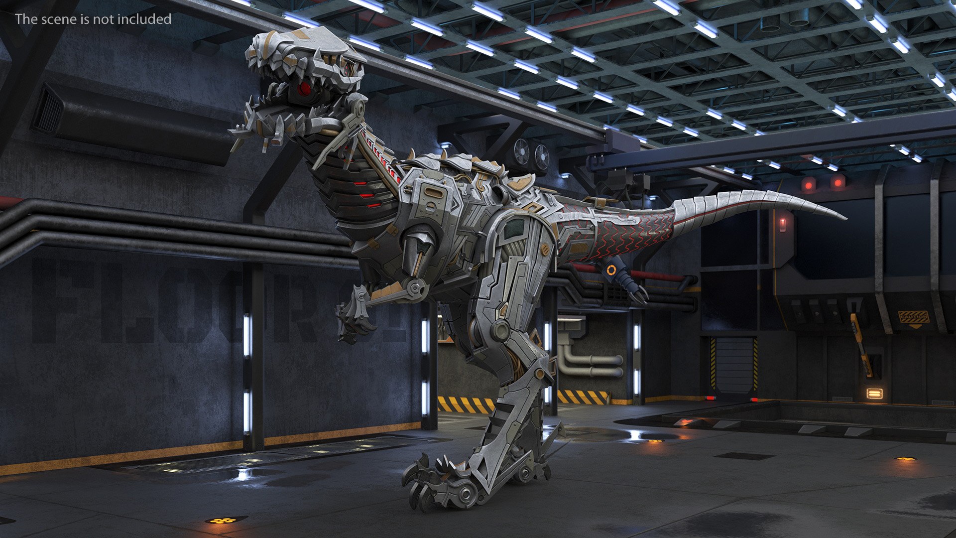 T-Rex Robot Walking Pose Model - TurboSquid 2236780