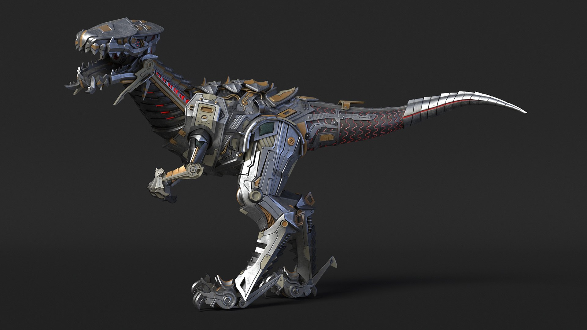 T-Rex Robot Walking Pose Model - TurboSquid 2236780